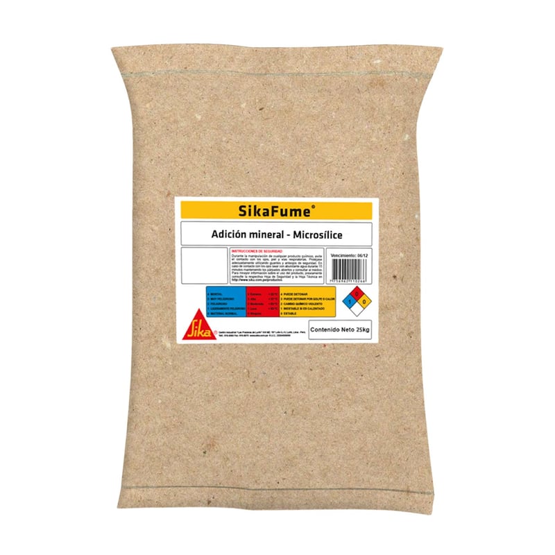 Aditivo para concreto Sika Fume x 25kg | Sodimac Perú