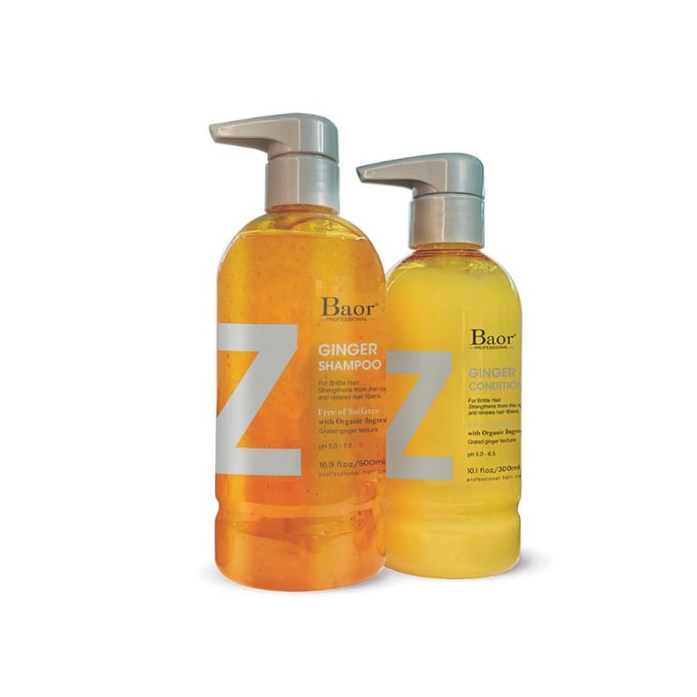 BAOR - Pack para caída de cabello Ginger shampoo acondicionador BAOR ...