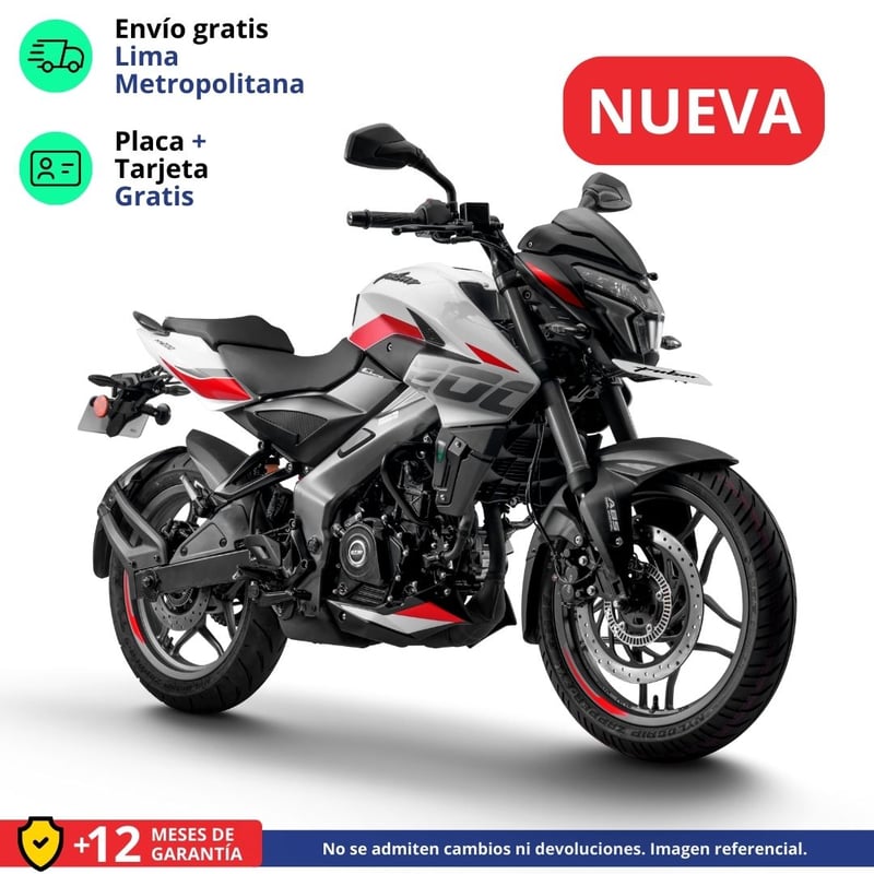MOTO PULSAR NS 200 UG - BLANCO BAJAJ | falabella.com