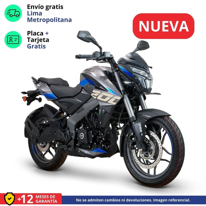 MOTO PULSAR NS 200 UG - AZUL BAJAJ | falabella.com