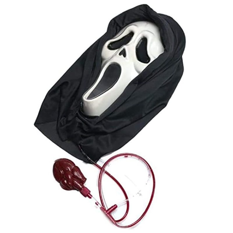 Máscara Halloween Scary Movie Fantasma Con Efecto Sangre GENERICO ...
