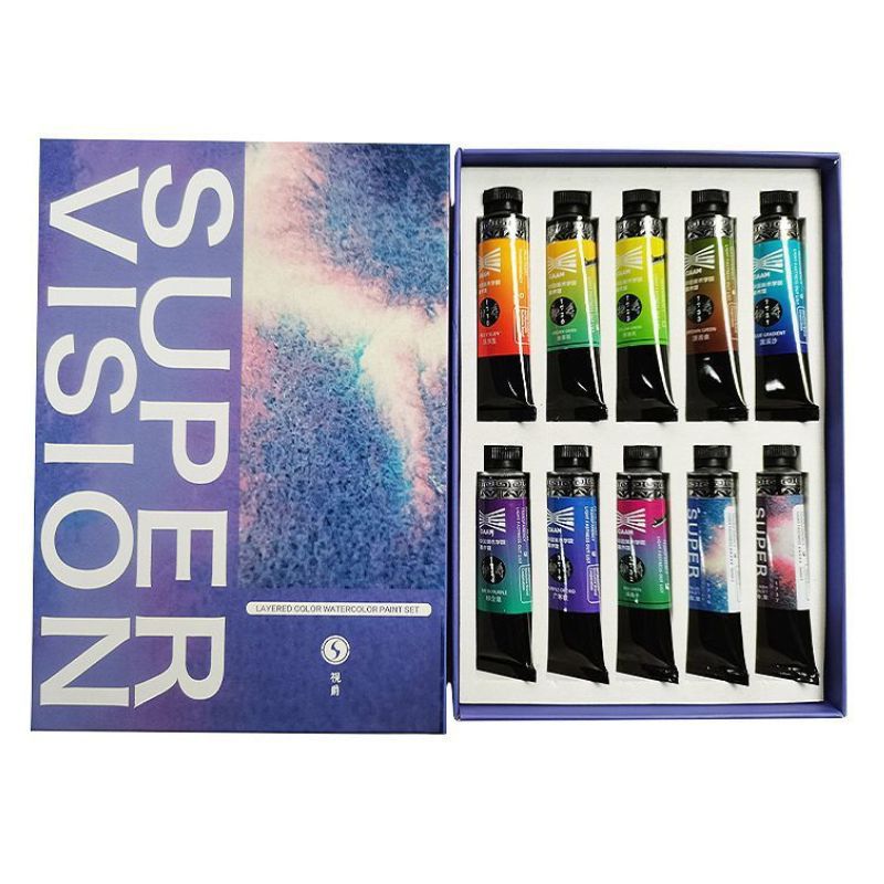 SUPERVISION layered Acuarelas en tubo 15ml Set x10 GENERICO | falabella.com