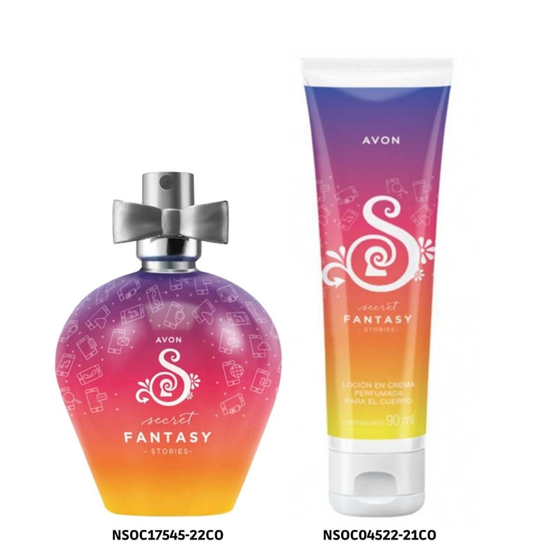 Avon - Set Secret Fantasy Stories Perfume y Loción AVON | falabella.com