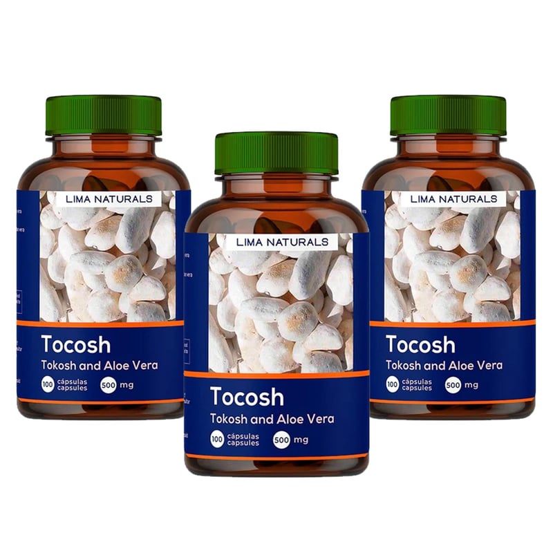 Pack 03 Frascos Tocosh 500mg Lima Naturals Cápsulas LIMA NATURALS ...