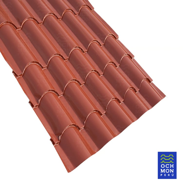 Techos Teja Andina Aluzinc 040mm de 105mt ancho x 3.6 mt largo OCHMON ...