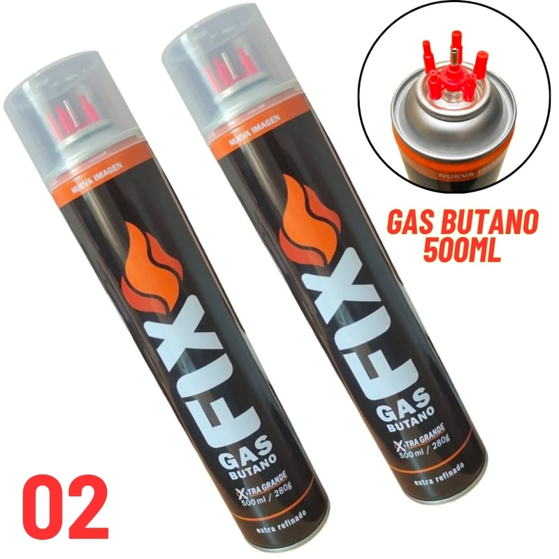 Gas Butano Recarga Soplete Cocina Encendedor x 02 Unidades OEM ...