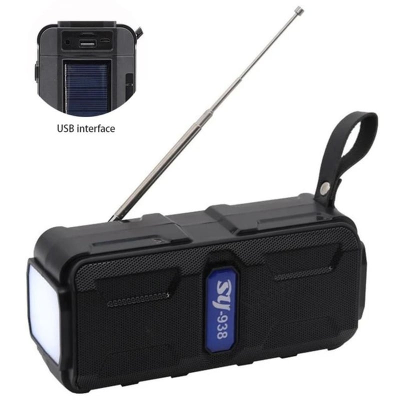 Parlante Bluetooth con Linterna más Panel Solar GENERICO | falabella.com