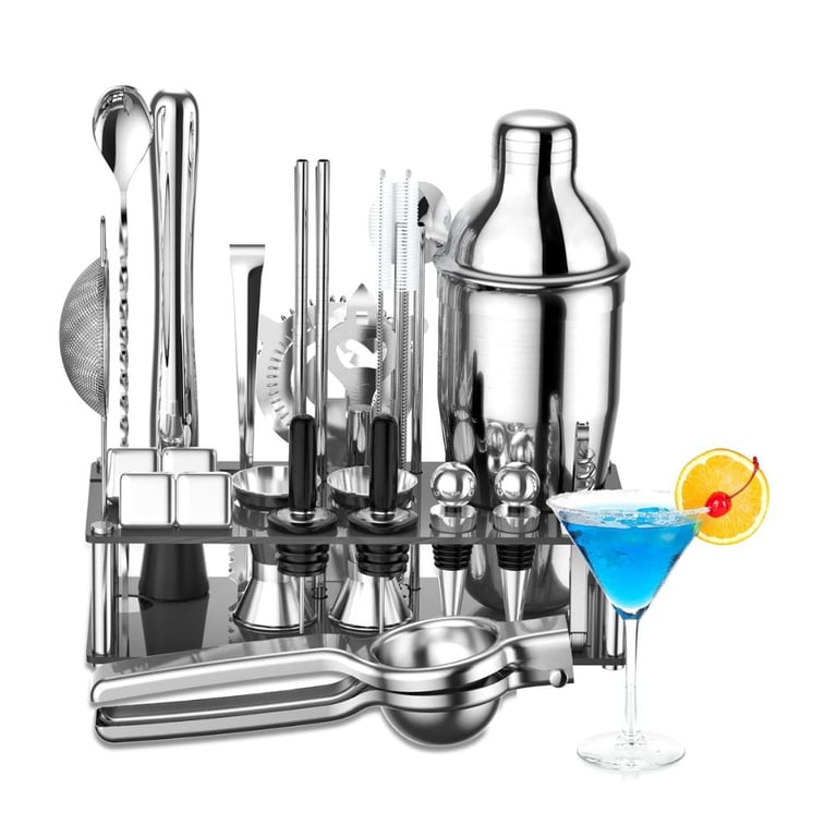 Kit Set Coctelero 30pzs Profesional Barman Inox Bartender GENERICO ...