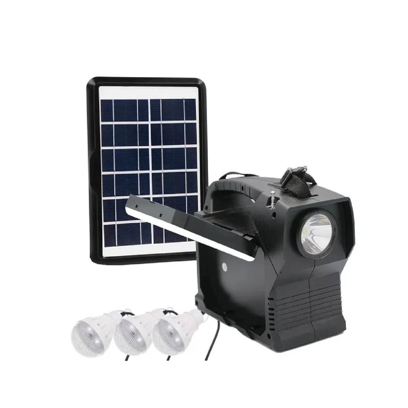 Kit Solar Portátil CAFINI Panel Solar SISTEMA DE ILUMINACIÓN CAFINI ...