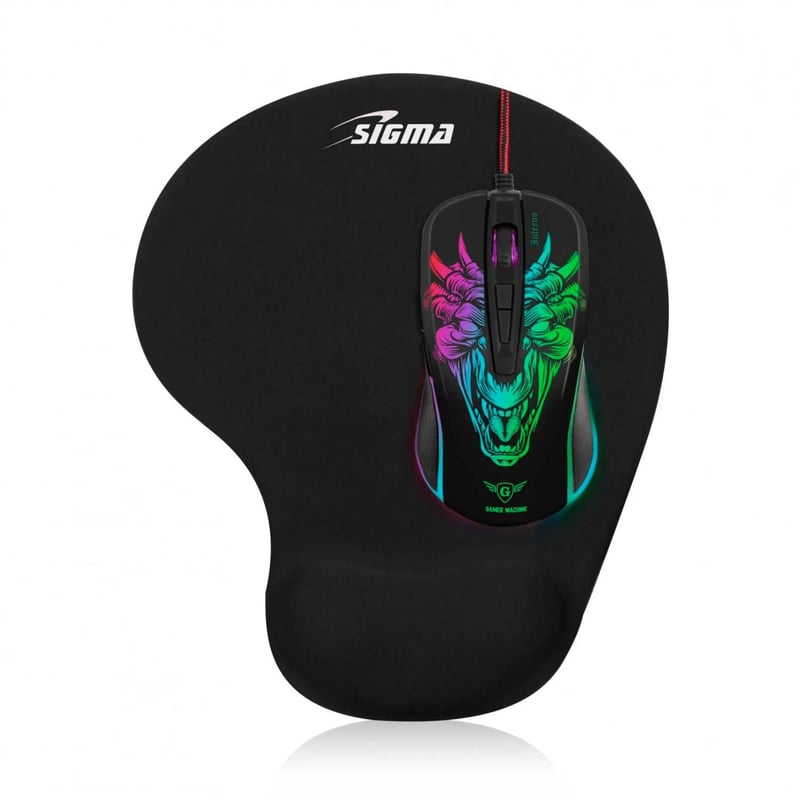 PAD MOUSE SIGMA X5 ALMOHADILLA NEGRO SIGMA | falabella.com