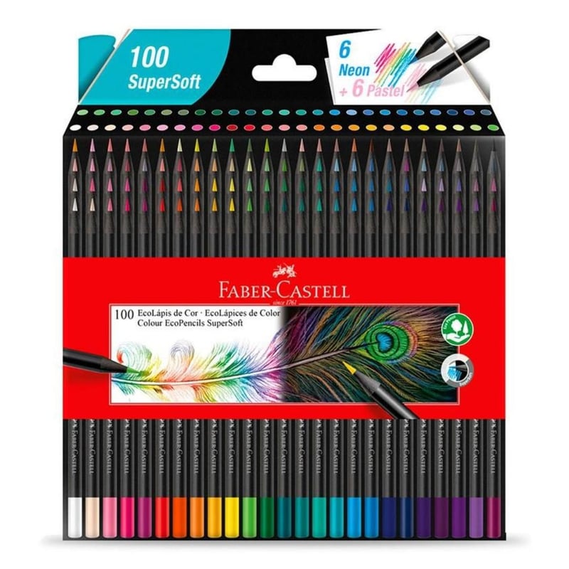 Colores SuperSoft x 100 FABER-CASTELL | falabella.com