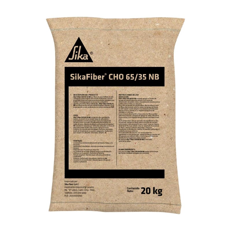 Fibra de acero SikaFiber CHO 6535 x 20kg SIKA | falabella.com