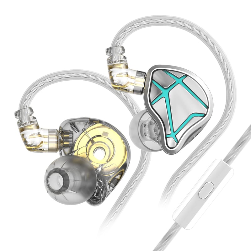 Audífonos In-Ear KZ ESX con graves dinámicos-Con MIC Auriculares KZ ...