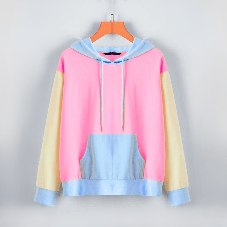 Polera tricolor aesthetic para dama Standard Oversize ROSUE | falabella.com