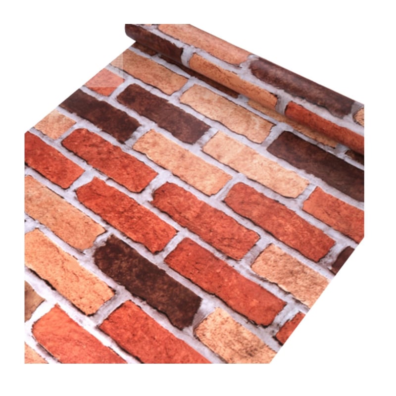 Papel tapiz autoadhesivo - Ladrillo 3 - ROLLO 10m x 45cm GENERICO ...