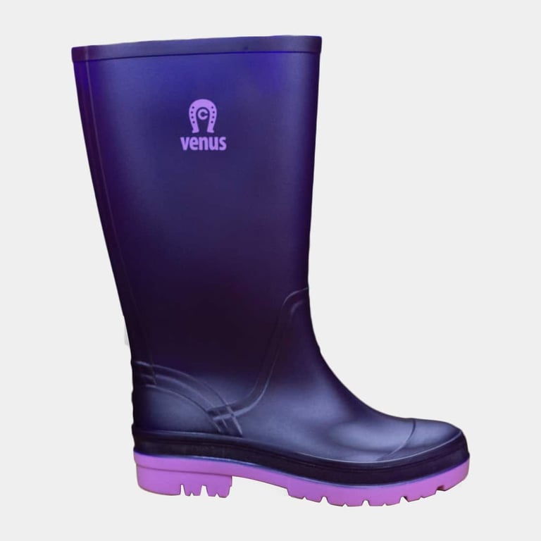 Venus Bota de lluvia para mujer Llanera Media Morado VENUS | falabella.com