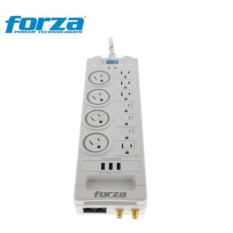 Forza Supresor Pico 220v / 240 W - 11 Sal Mod Fsp -1011usb Blanco FORZA ...