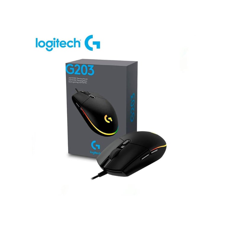 Mouse Logitech G203 LIGHTSYNC RGB LOGITECH | falabella.com