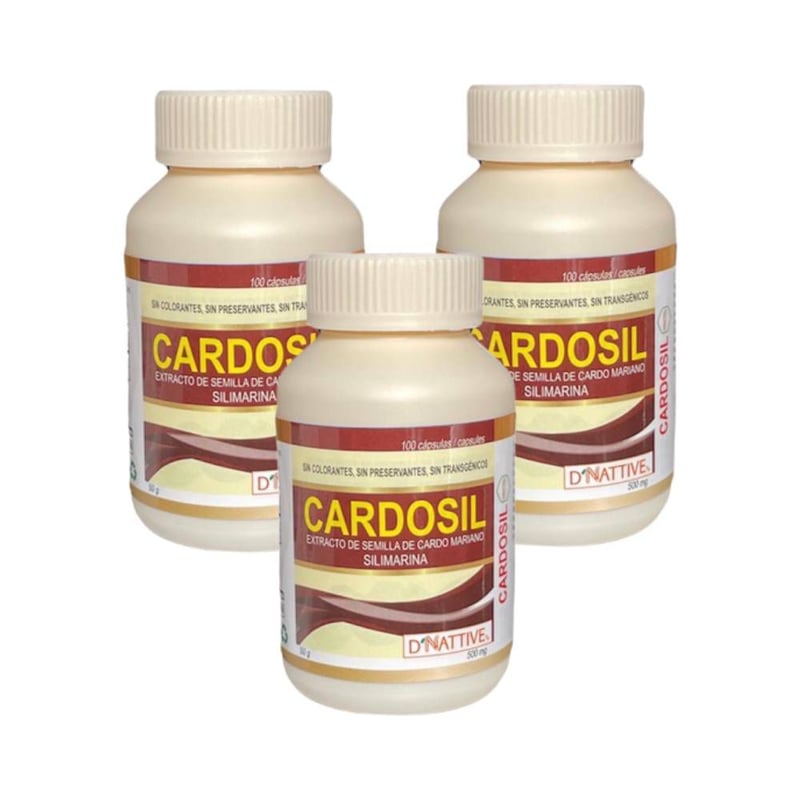 Pack x 3 Cardosil 100 unidades - 500 mg - D'Nattive GENERICO ...