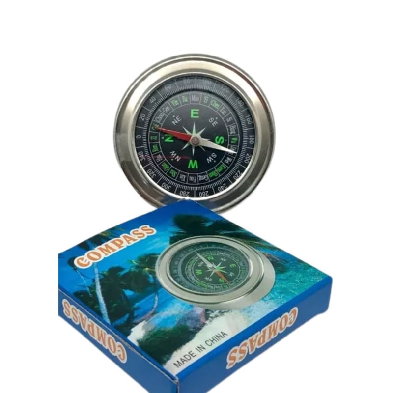 Brújula Compass Acero Inoxidable Militar Camping GENERICO | falabella.com