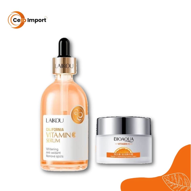 Pack Serum Vitamina C Laikou y 1 Crema Hidratante Vitamina C GENERICO | falabella.com