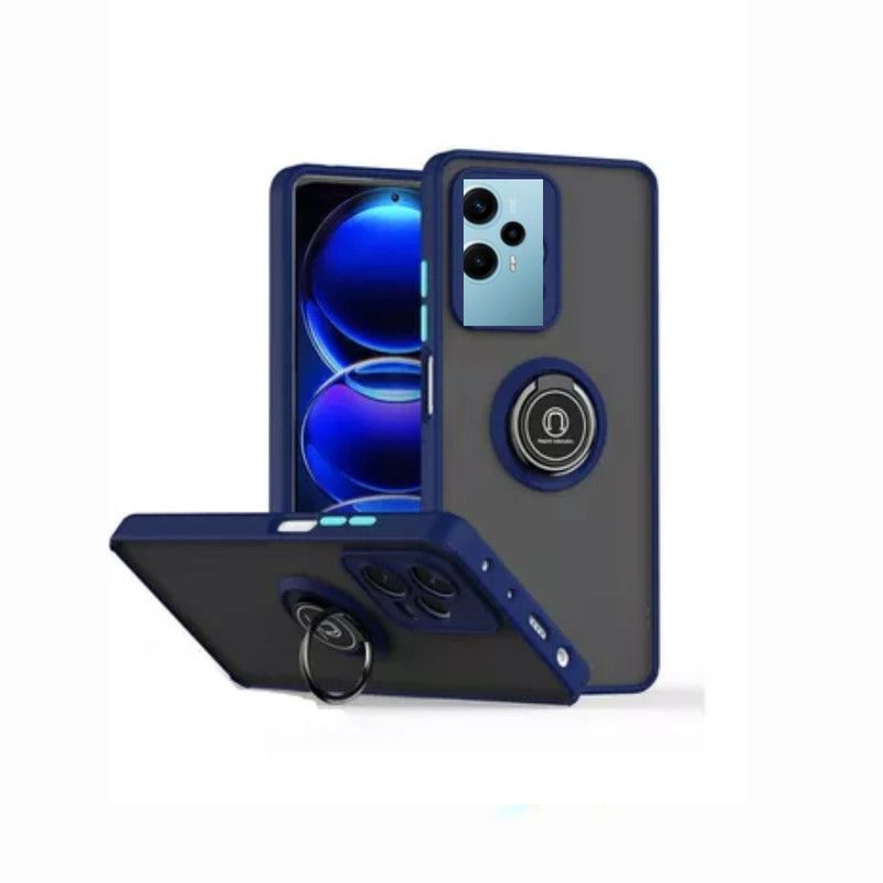 Case Ahumado Con Anillo Xiaomi Poco F5 - AZUL CASE | falabella.com