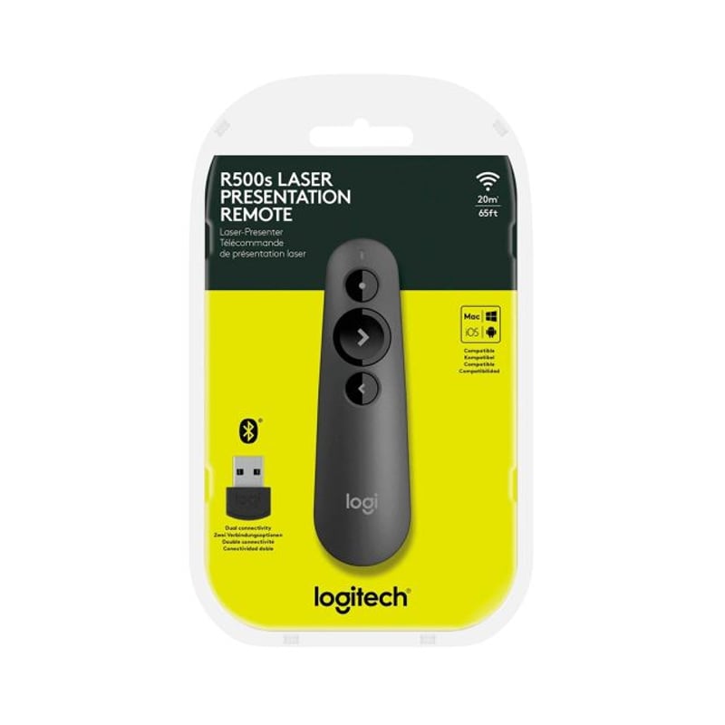 Puntero Laser Logitech R500s Bluetooth inalambrico 20m laser LOGITECH ...
