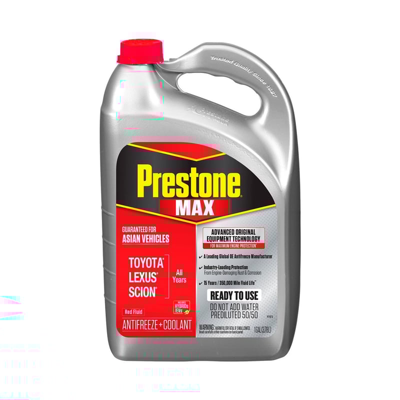 Prestone ® MAX Asiáticos Rojo Anticongelante Refrigerante PRESTONE ...