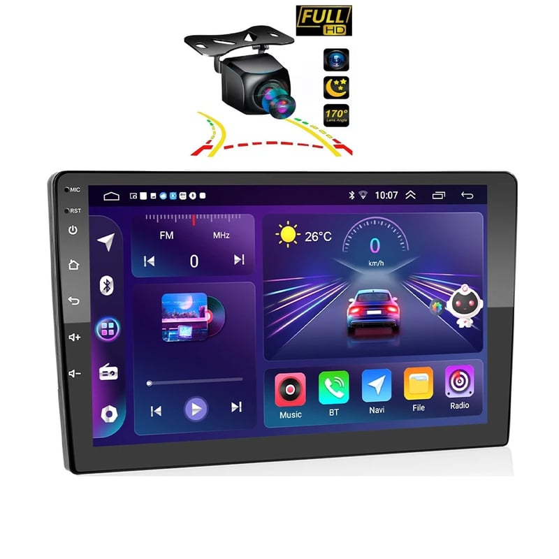 Autoradio Android 13 Full HD 4Gb Ram y 32Gb Room 10 Pulgadas Camara AHD ...