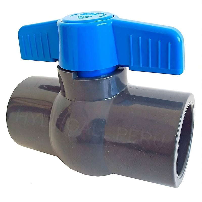 Valvula Esferica tipo Bola PVC 1 " C/ROSCA NPT - Hydroall Peru ERA ...
