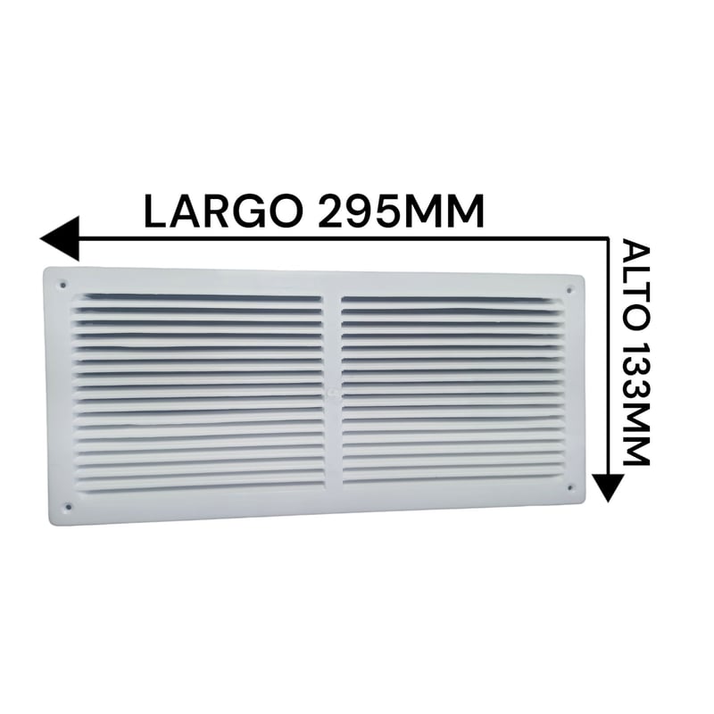REJILLA PARA VENTILACIÓN PVC 30x13CM BLANCO GENERICO | falabella.com