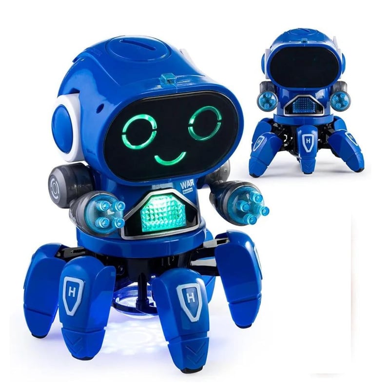 JUGUETE ROBOT INTERACTIVO CAMINA CON LUCES Y SONIDO NIÑOS GENERICO ...