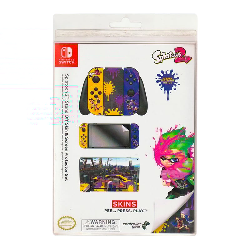 Skin y Protector Set Nintendo Switch Splatoon 2 Stand Off NINTENDO ...