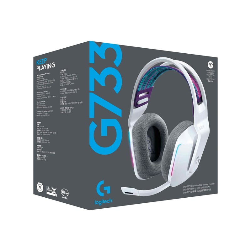 Audifono Gamer C/Microf Logitech G733 Lightspeed White LOGITECH ...