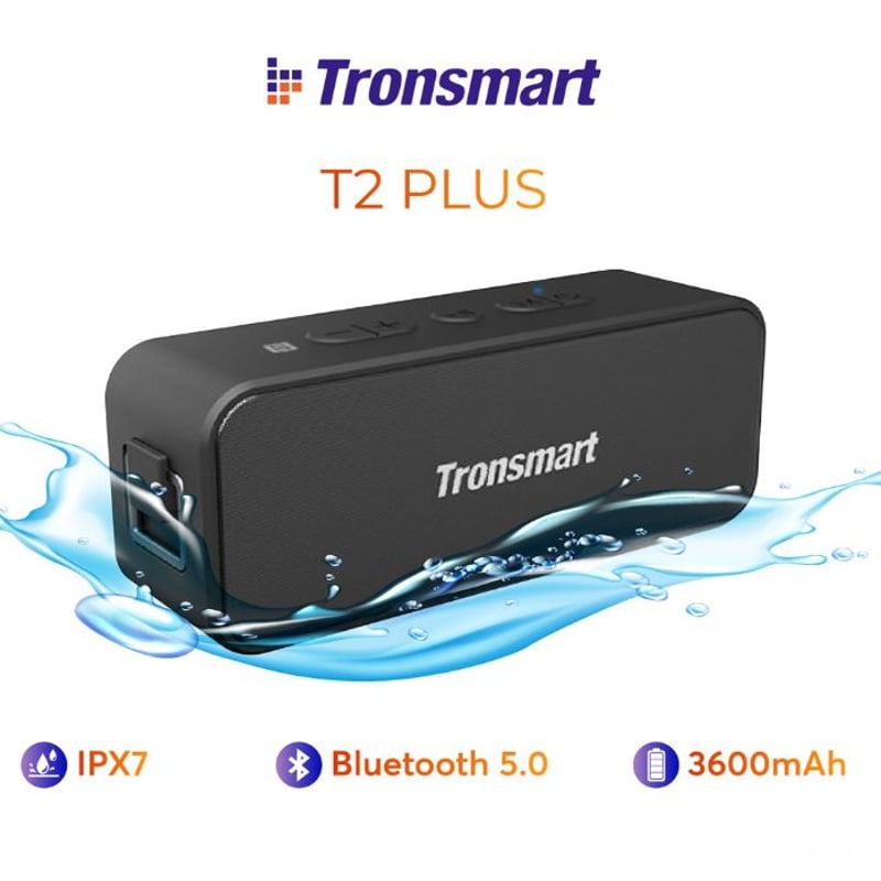 Parlante Tronsmart T2 Plus - Negro TRONSMART | falabella.com