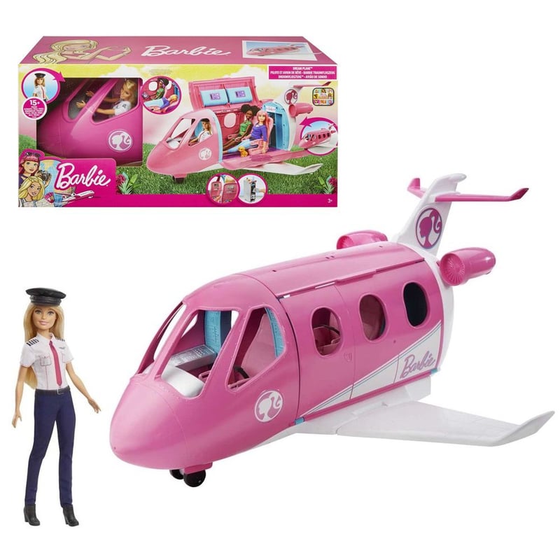 Avión de Lujo con Barbie Piloto - Jet Dreamhouse Adventures BARBIE ...