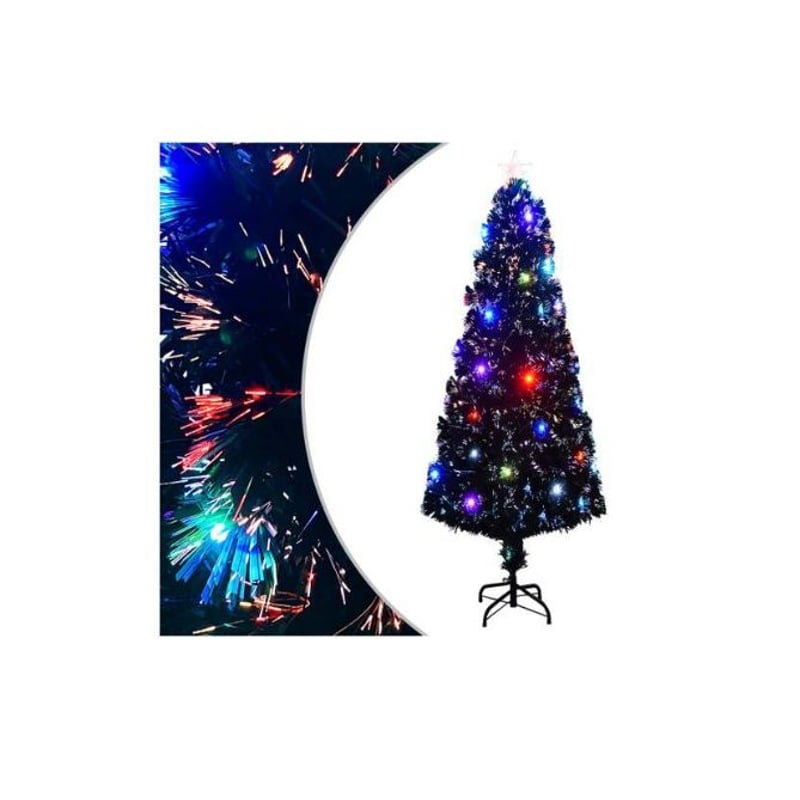 árbol pino de navidad con luces estrella coposo 150m GENERICO ...