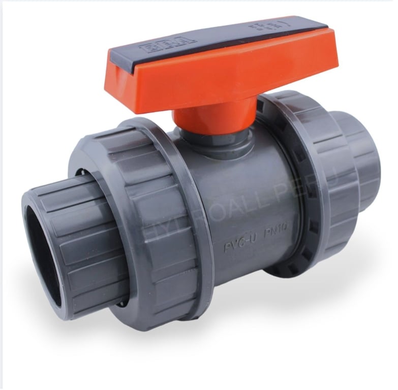 Valvula Bola Doble Universal PVC 2" SP (PARA PEGAR) - Hydroall Peru ERA ...
