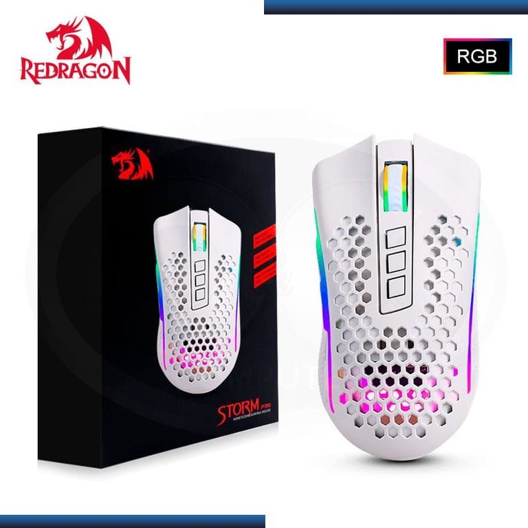 Mouse Gamer Redragon STORM PRO M808-KS Wireless WHITE REDRAGON ...
