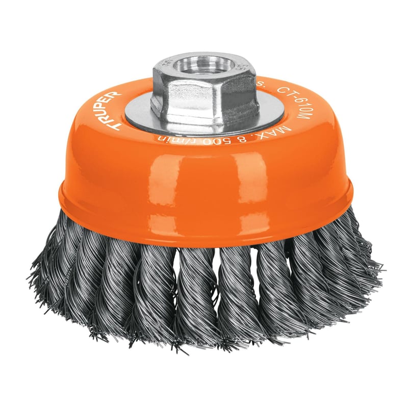 Cepillo metálico Carda tipo copa 4 pulgadas truper TRUPER | falabella.com