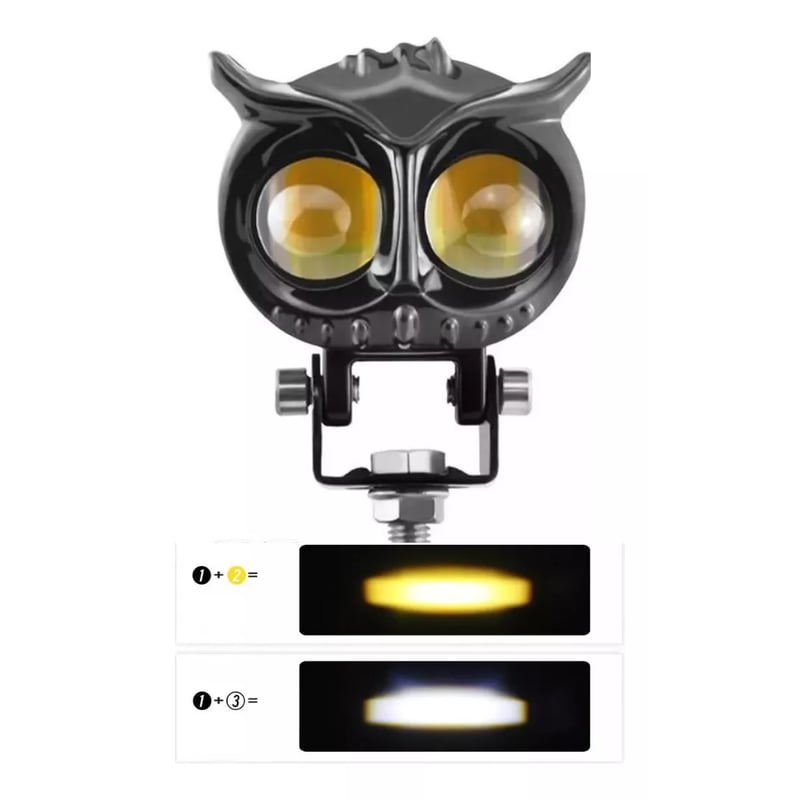 Faro Auxiliar Led 80w Altabaja Doble Color Buo Auto Moto GENERICO ...