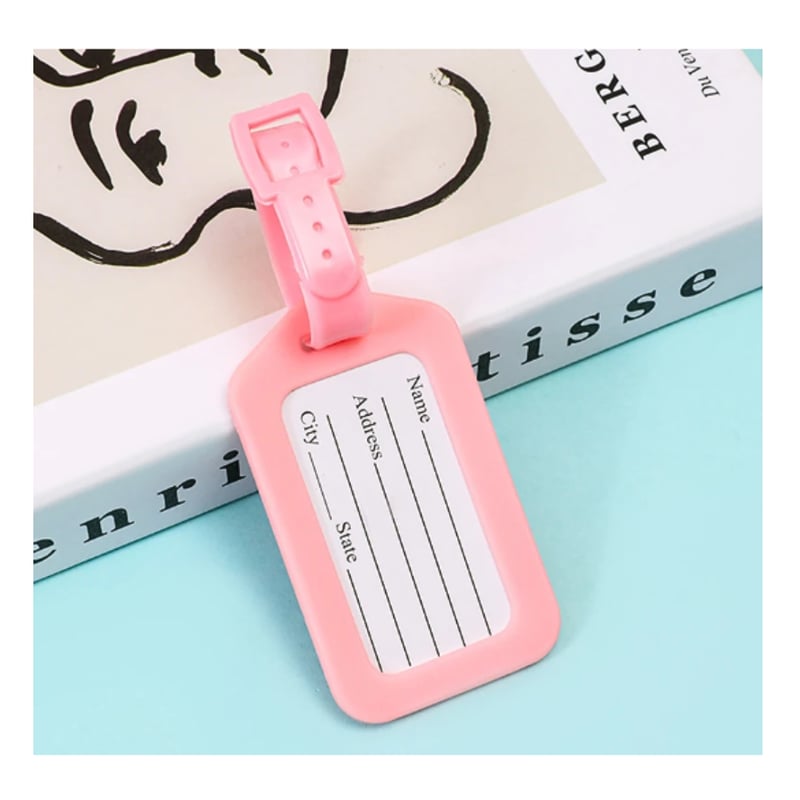 Etiqueta tag identificador equipaje maleta mochila viaje x2 GENERICO ...