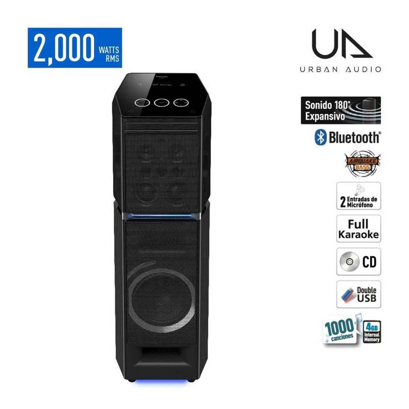 Parlante Panasonic ONE BOX con Bluetooth 2000W SC-UA90PU-K PANASONIC ...