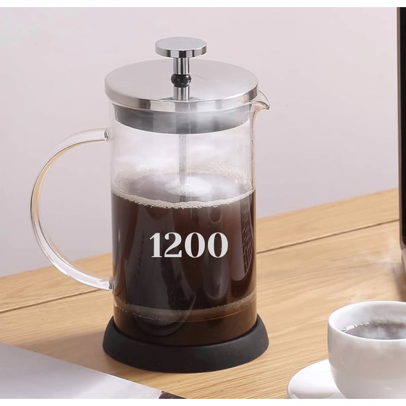 Cafetera prensa francesa de acero 1200 cc GENERICO | falabella.com