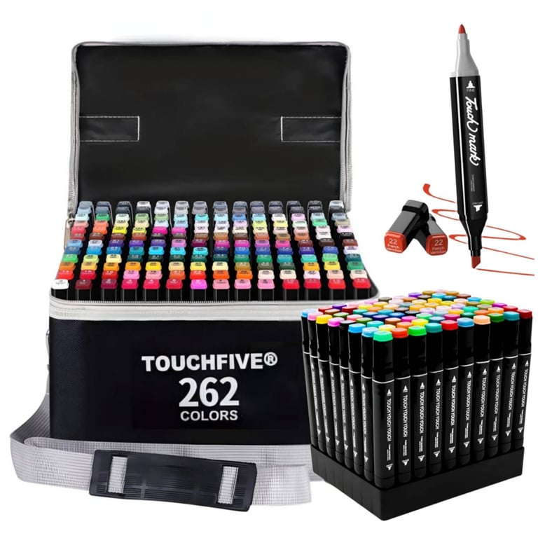 PLUMONES TOUCH 262 PIEZAS TOUCH | falabella.com