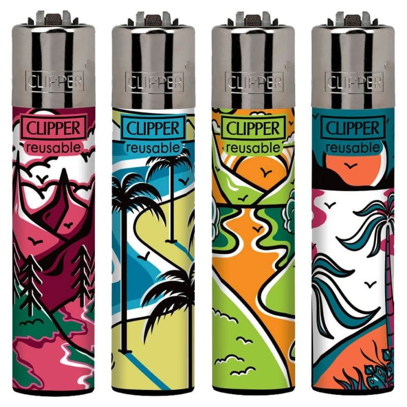 COLECCIÓN ENCENDEDOR CLIPPER POCKET AMAZING LANDSCAPES | Sodimac Perú