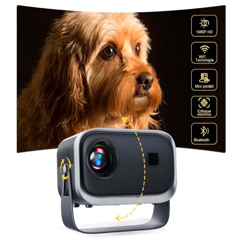 Proyector LinkMax 150 Pulgadas Android Portatil 360° HD 4k SEISA ...