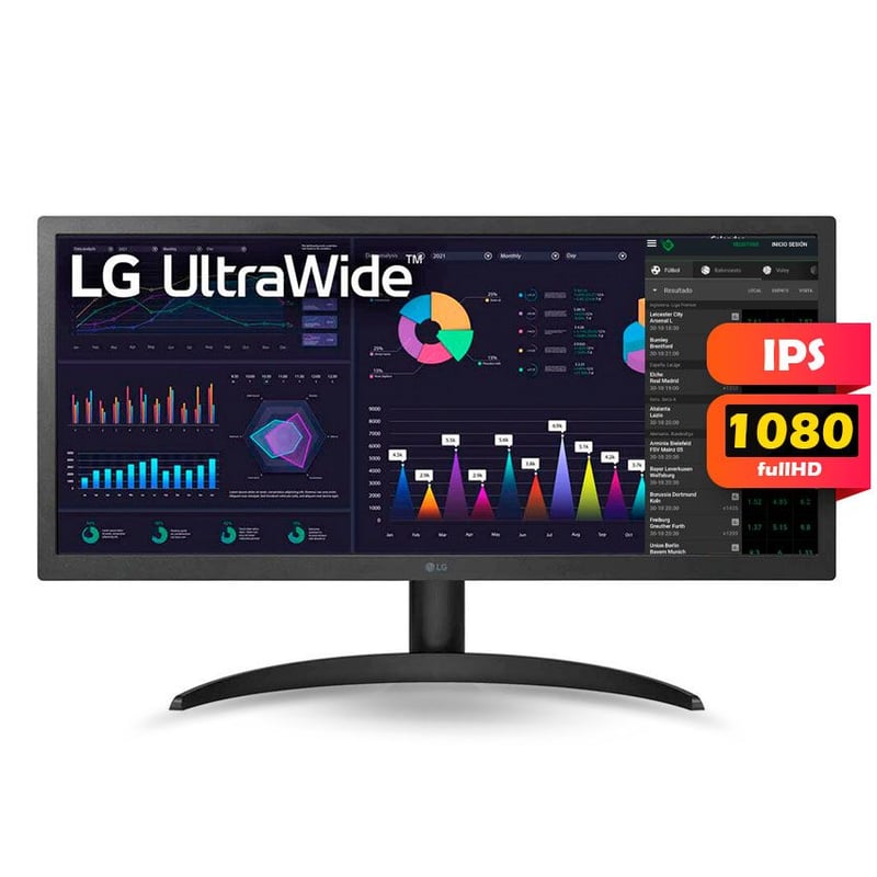 Monitor UltraWide LG 26? HDR IPS FULL HD 26WQ500-B LG | falabella.com