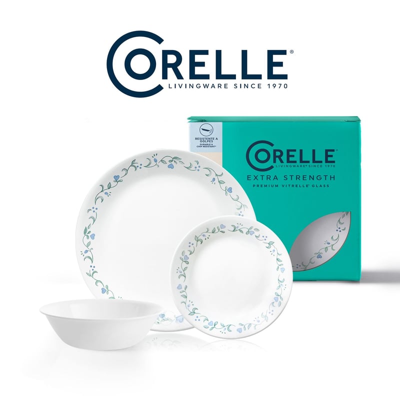 Juego de vajilla Clásico 3 Piezas Country Cottage Corelle CORELLE ...