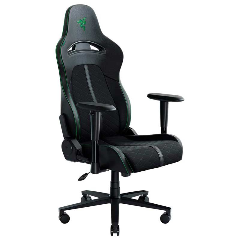 Silla Gaming Razer Enki X Lumbar Curve Black Green RAZER | falabella.com